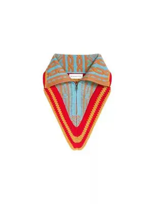 Dries Van Noten Jacquard Wool Collar