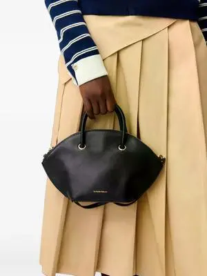 Claudie Pierlot Smooth Leather Handbag With Gold-tone Hardware