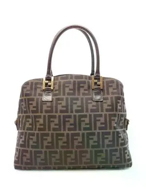 Fendi 2000s Zucca Tote Bag - Brown