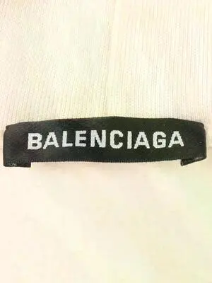 Balenciaga 2000s Logo Print Cotton Hoodie