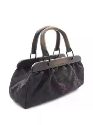 Gucci 2000s Gg Wood Handbag
