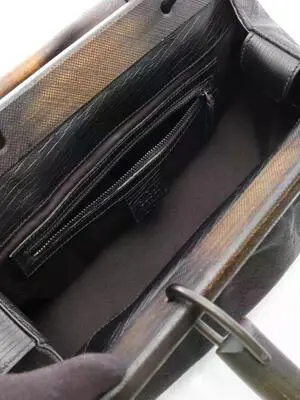 Gucci 2000s Gg Wood Handbag