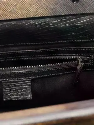 Gucci 2000s Gg Wood Handbag