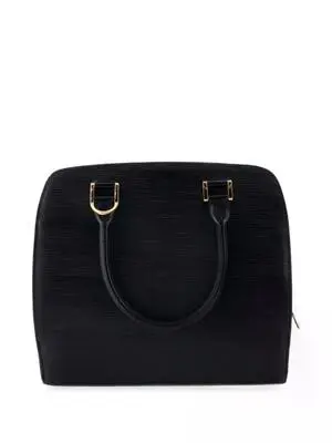 LOUIS VUITTON Pont Neuf Handbag Epi Leather Satchel - Black