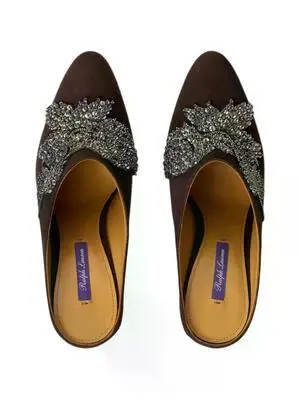Ralph Lauren Ashtyn Heeled Mules