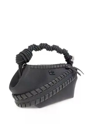 GANNI Bou Tote Bag With Braided Top Handle