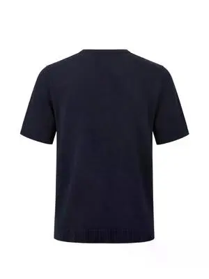 ROBERTO COLLINA Fine-knit T-shirt - Blue