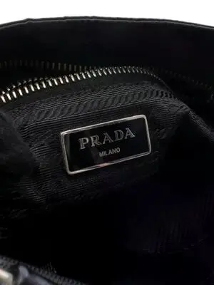 Prada 2000s Skull Stud Shoulder Bag