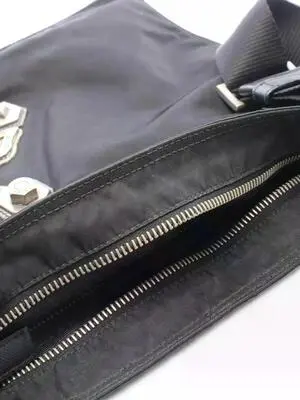 Prada Skull Stud Shoulder Bag