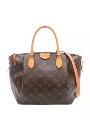 LOUIS VUITTON 2007 Pm Monogram Turen Tote Bag - Brown