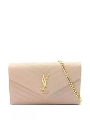 Saint Laurent SAINT LAURENT Cassandra Clutch Neutrals