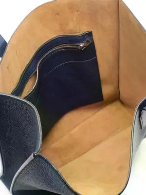 Loewe 2010s Anagram Leather Tote Bag
