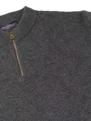 LOUIS VUITTON Monogram Half-zip Sweater