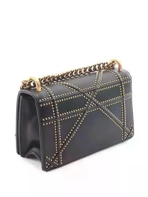 Dior 2010s Diorama Studded Shoulder Bag