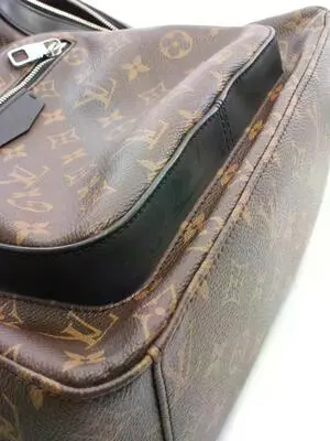 LOUIS VUITTON 2016 Josh Monogram Macassar Backpack - Brown