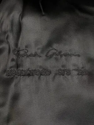 Rick Owens 2010s Bauhaus Flight Leather Jacket