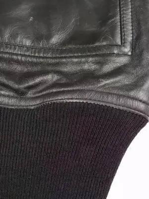 Rick Owens 2010s Bauhaus Flight Leather Jacket
