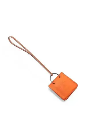 Hermès 2020 Leather Bag Charm - Orange