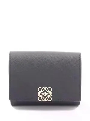 Loewe 2020s Anagram Leather Wallet - Black