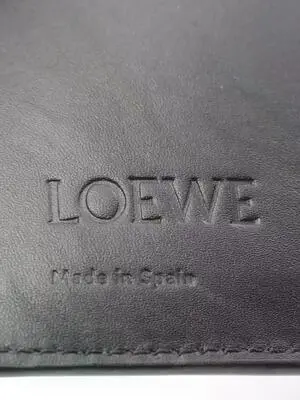 Loewe 2020s Anagram Leather Wallet - Black