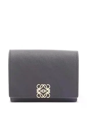 Loewe 2020s Anagram Leather Wallet Black