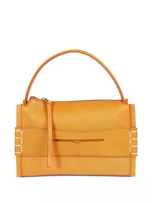 JW Anderson Small Loafer Leather Shoulder Bag - Orange