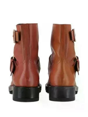 TOD'S Buckle-strap Leather Boots
