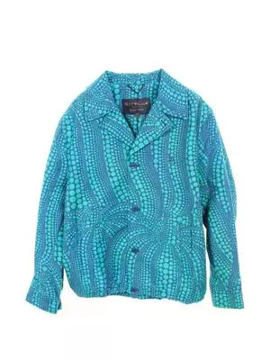 LOUIS VUITTON 2010s X Yayoi Kusama Pumpkin Print Jacket - Blue