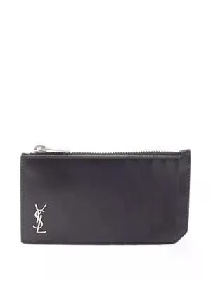 Saint Laurent 2020s Tiny Monogram Coin Purse - Black