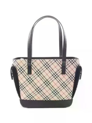 Burberry 2010s Nova Check Tote Bag - Neutrals