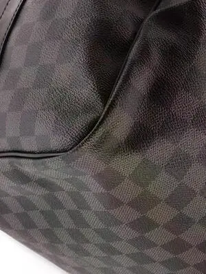 LOUIS VUITTON Keepall Bandouliere 55 Travel Bag - Black