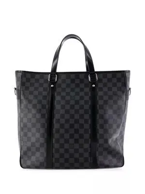 LOUIS VUITTON Tadao Handbag Damier Graphite Mm Tote Bag - Black