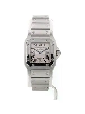 Cartier 2017 Santos Galbée 24mm Watch - White