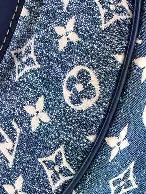 LOUIS VUITTON Monogram Jacquard Denim Hobo Bag