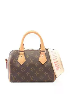 LOUIS VUITTON 2023 20 Speedy Bandoulière Monogram Handbag