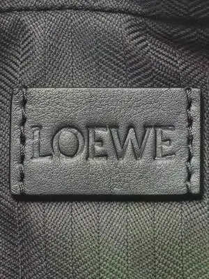 Loewe Anagram Leather Camera Bag - Black