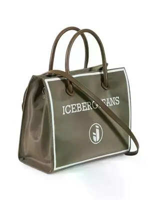 Iceberg Logo-print Tote Bag - Green