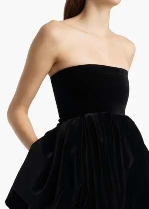 Khaite Bronte Dress In Velvet