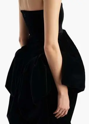 Khaite Bronte Dress In Velvet