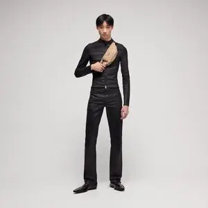 Gucci Coated Stretch Cotton Twill Denim Jacket