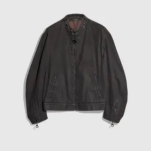 Gucci Cotton Viscose Denim Jacket With Horsebit Detail