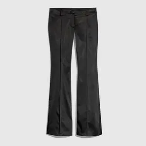 Gucci Stretch Acetate Duchesse Flared Pants - Black