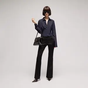 Gucci Stretch Acetate Duchesse Flared Pants