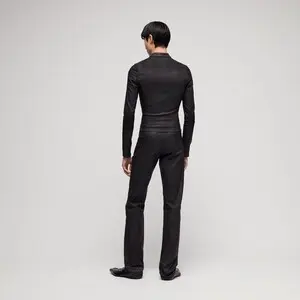 Gucci Coated Stretch Cotton Twill Denim Pants