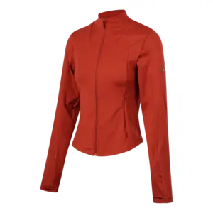 Adidas Long Sleeves Zipper Top Asia Sizing - Red