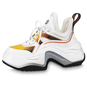LOUIS VUITTON Archlight 2.0 Platform Sneakers - White/yellow/orange