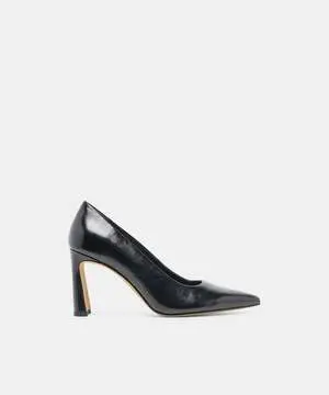 DOLCEVITA Dolce Vita Kayna Pointed Toe Sculpted Heel - Black Leather