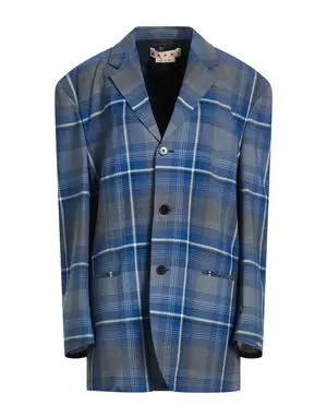 Marni Single-breasted Checked Blazer