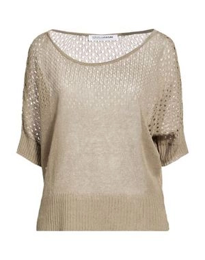 European Culture Knit Sweater - Green