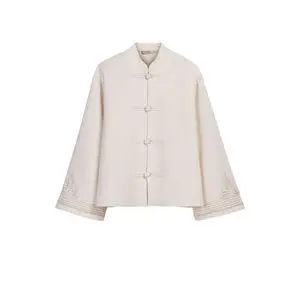 NOCTURNE Embroidery Detail Oversized Jacket